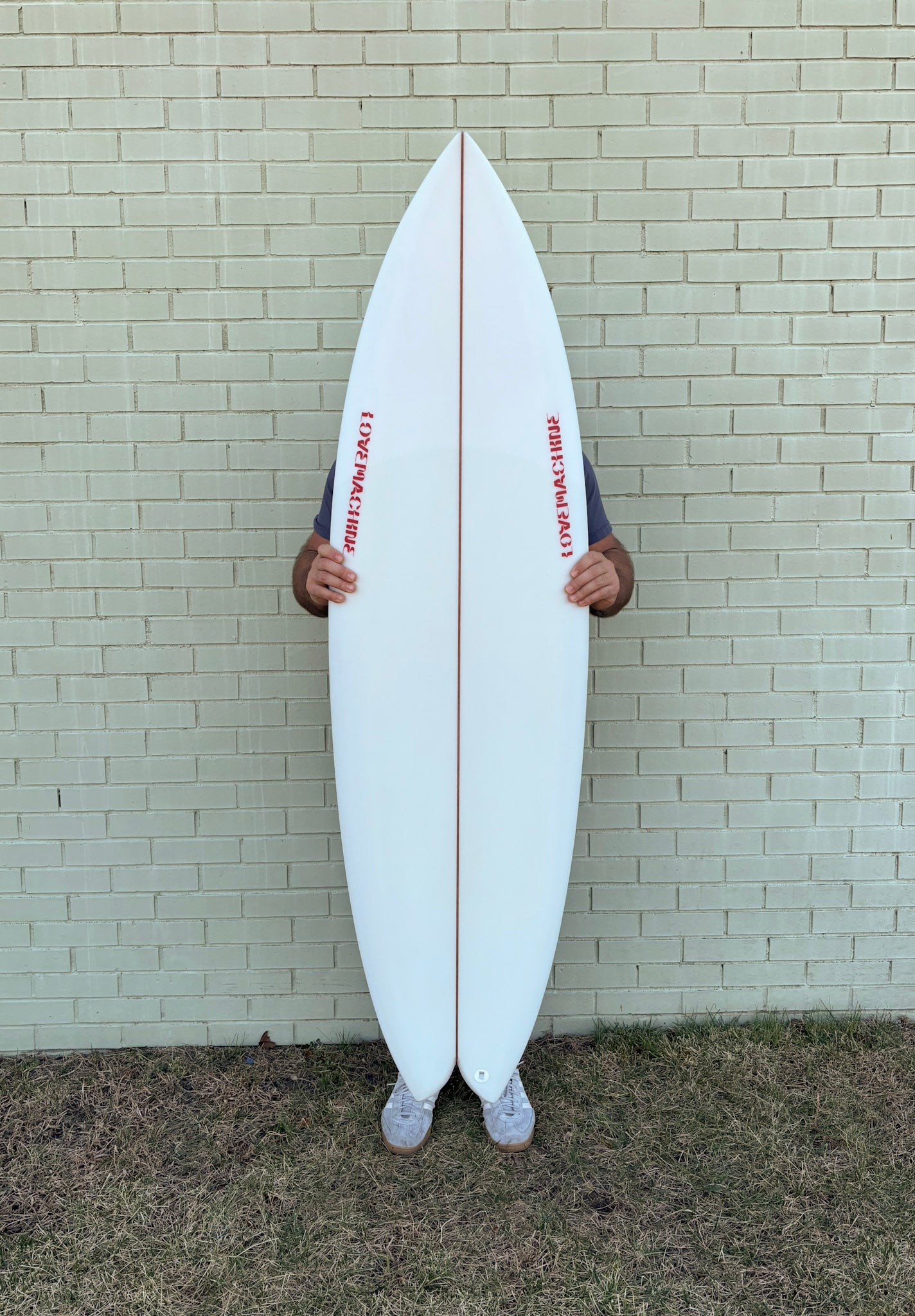 5'10" Lovemachine Surfboards Pedestrian Ship - Clear, FCSII – Glide Surf Co