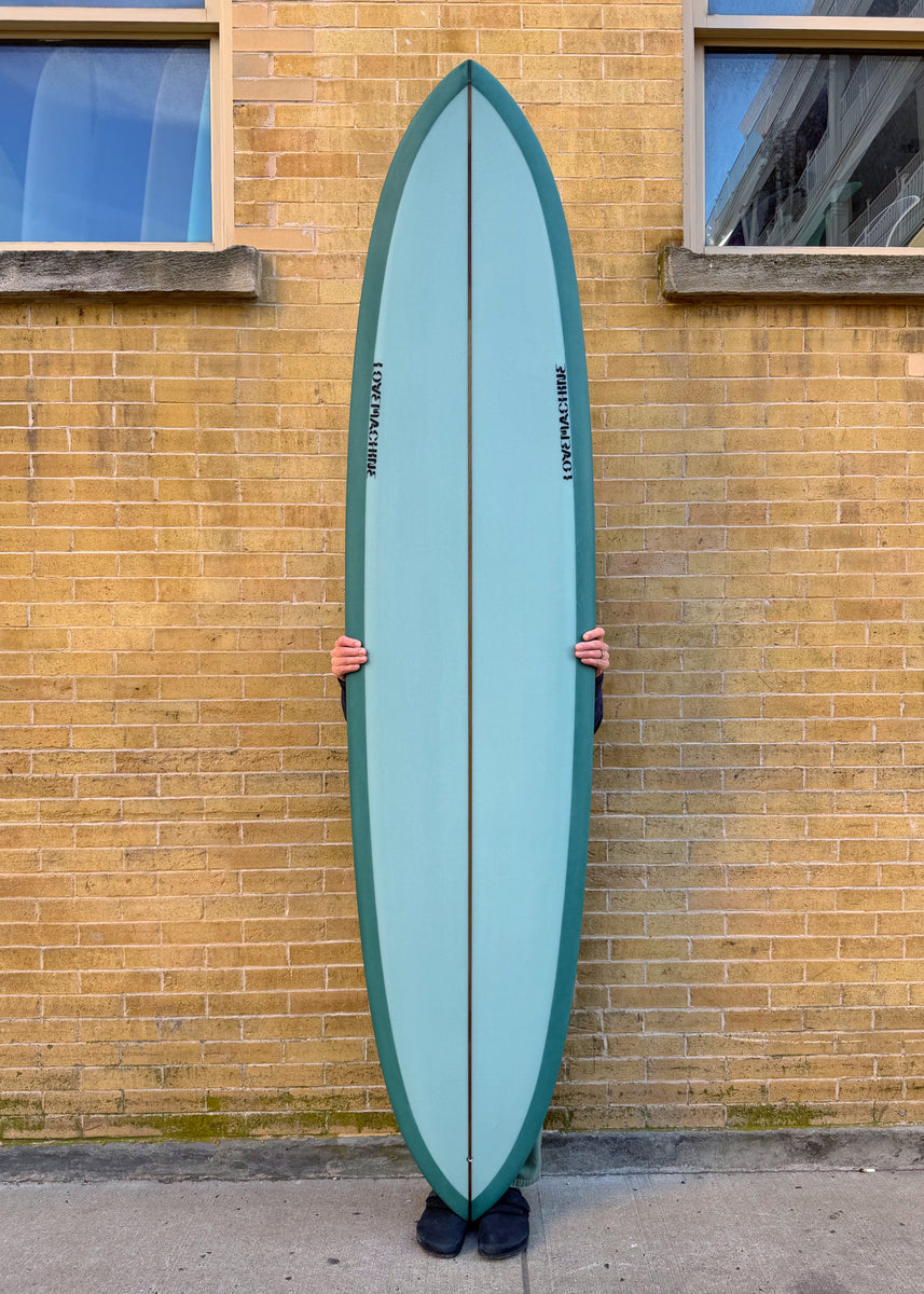 8'6" Lovemachine Surfboards Thick Lizzy -Spruce – Glide Surf Co