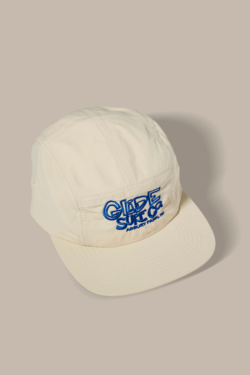 Glide Lightweight Nylon Hat - Ivory & Azul – Glide Surf Co